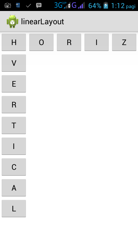 Belajar Pemrogramman android - Linear layout ~ It's Code